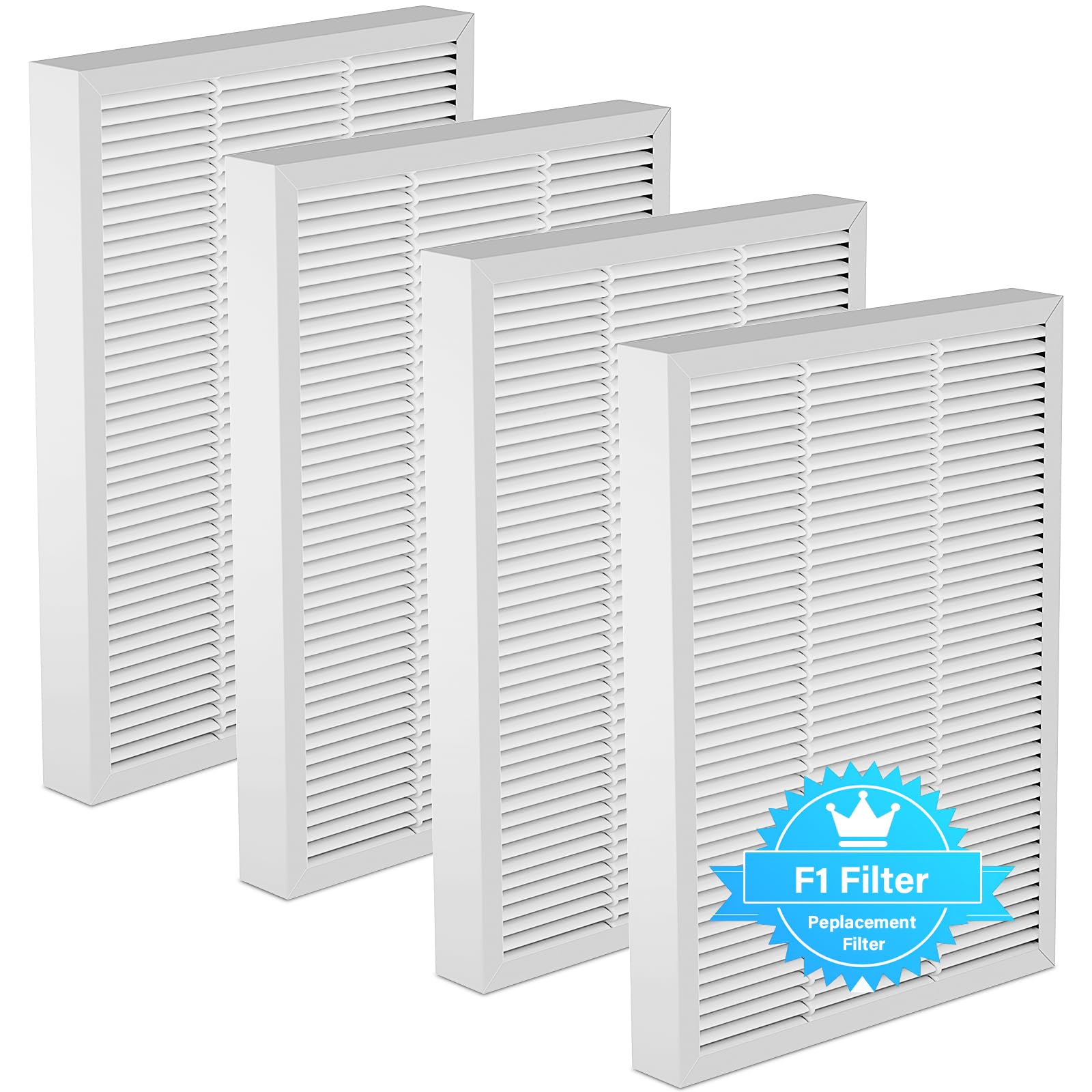 Amazon.com: Borgodf 4 Pack F1 Air Filter Replacement Compatible with 3M ...