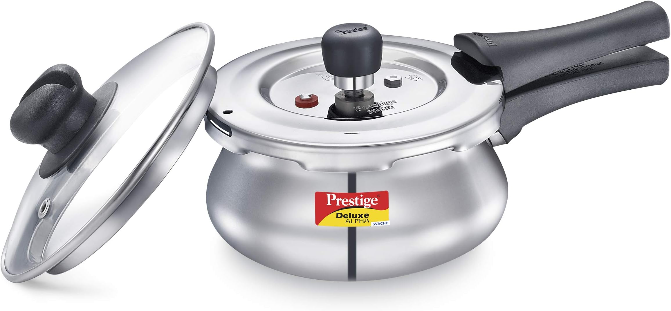 Buy Prestige 2L Popular Svachh Aluminium Outer Lid Pressure Cooker ...