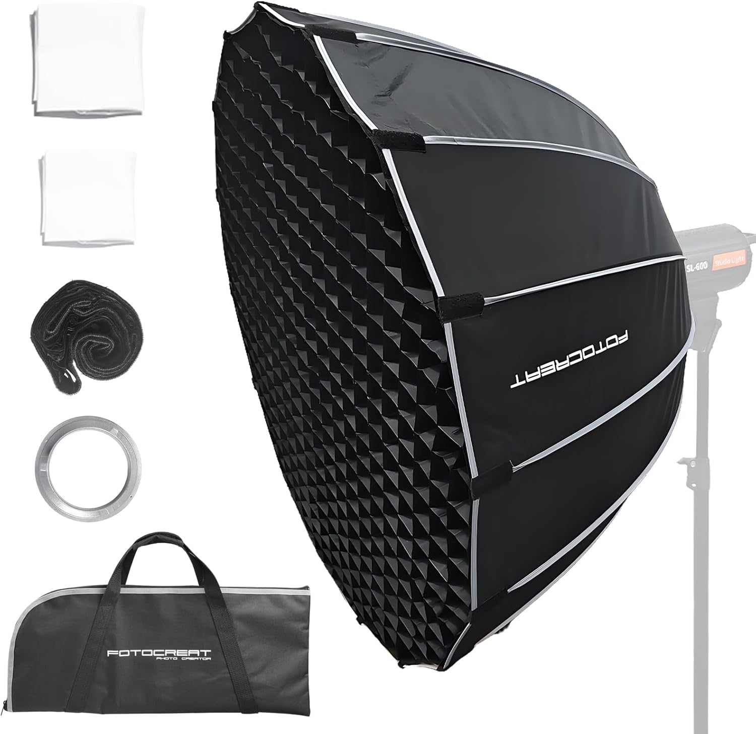 Amazon.com : 35.4"/90cm Deep Parabolic Softbox Bowens Mount Softbox ...