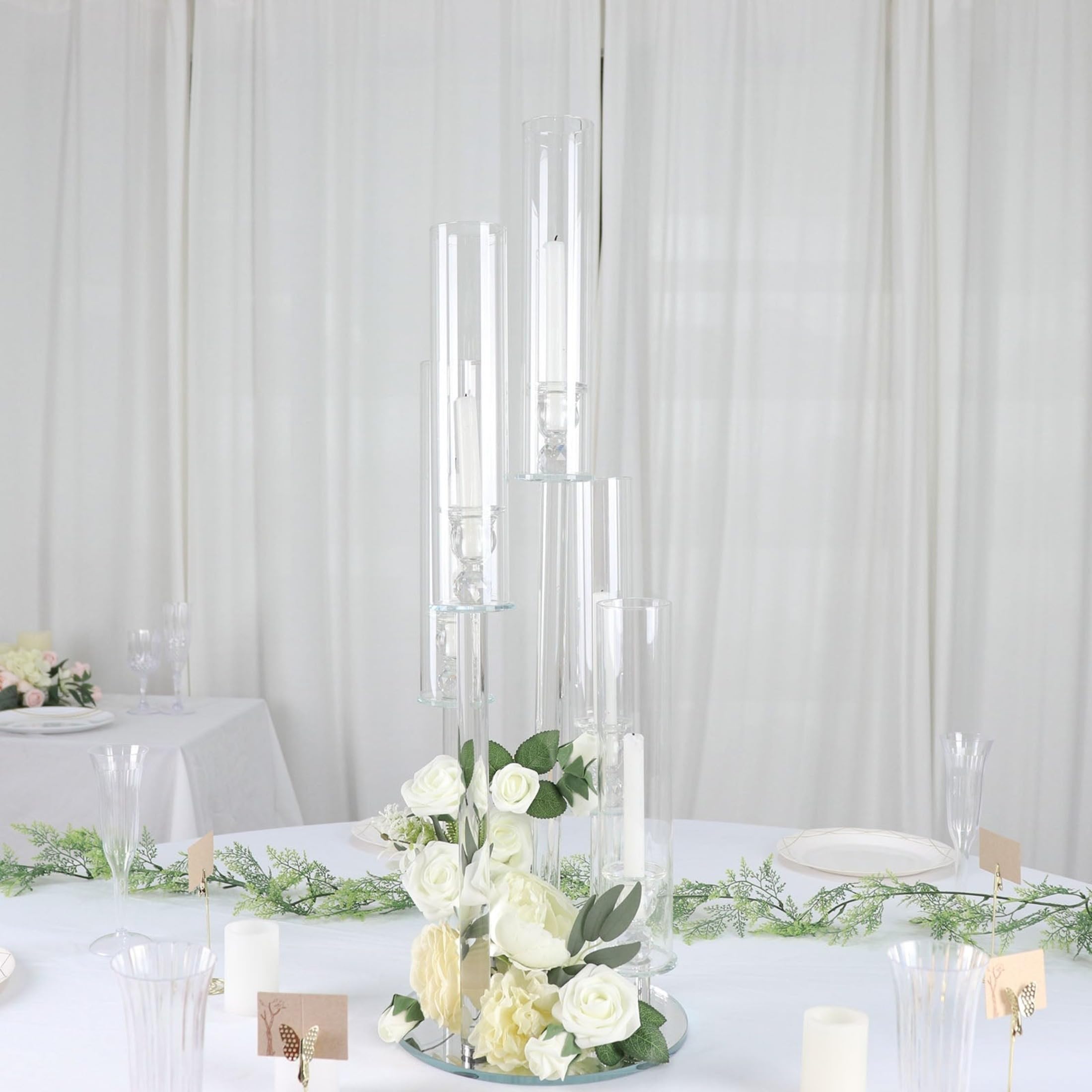 Reception Crystal Candelabra Candle Holders Different Types Crystal