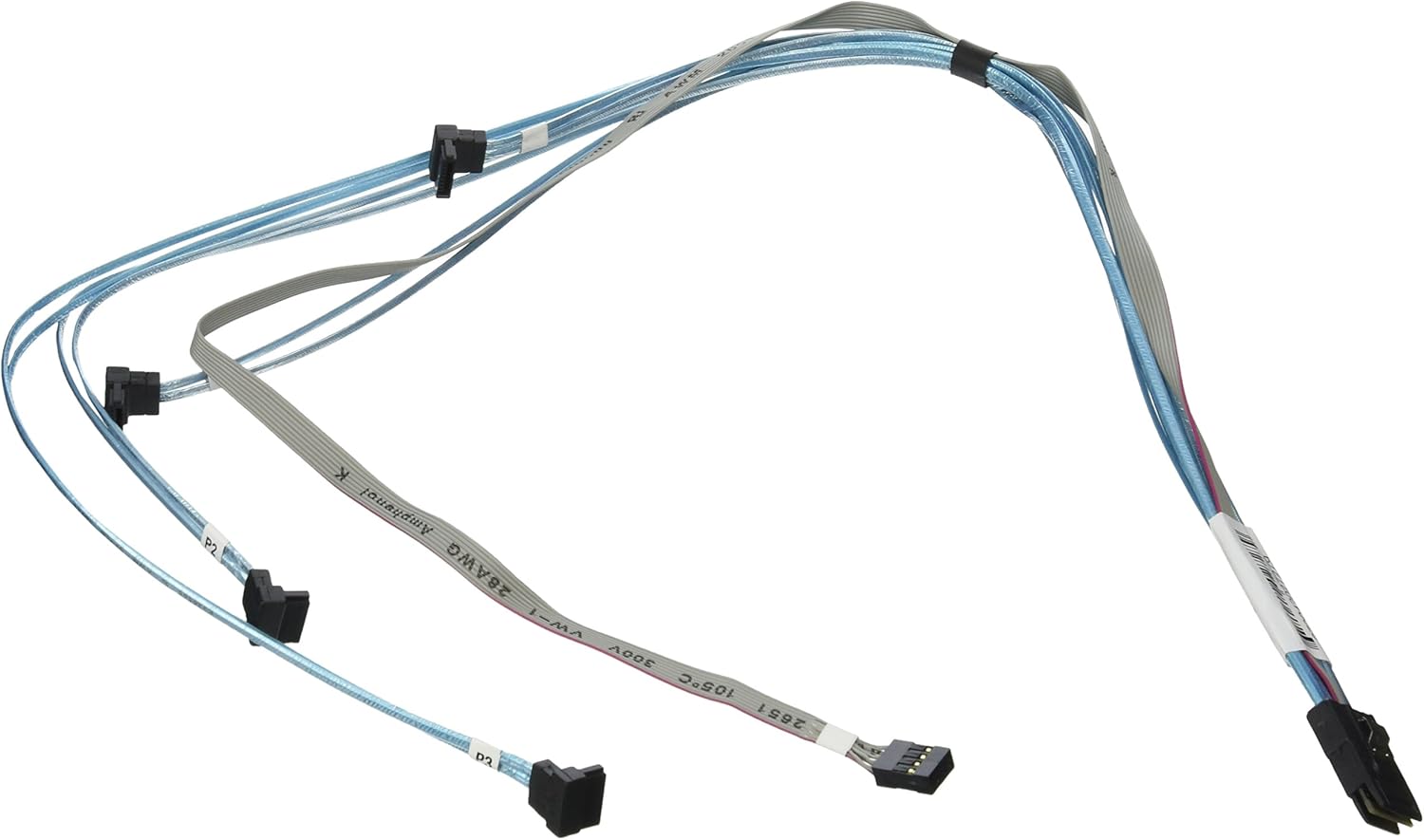 Amazon.com: Supermicro IPASS to 4-SATA Cable with 64cm SB PBF (CBL ...