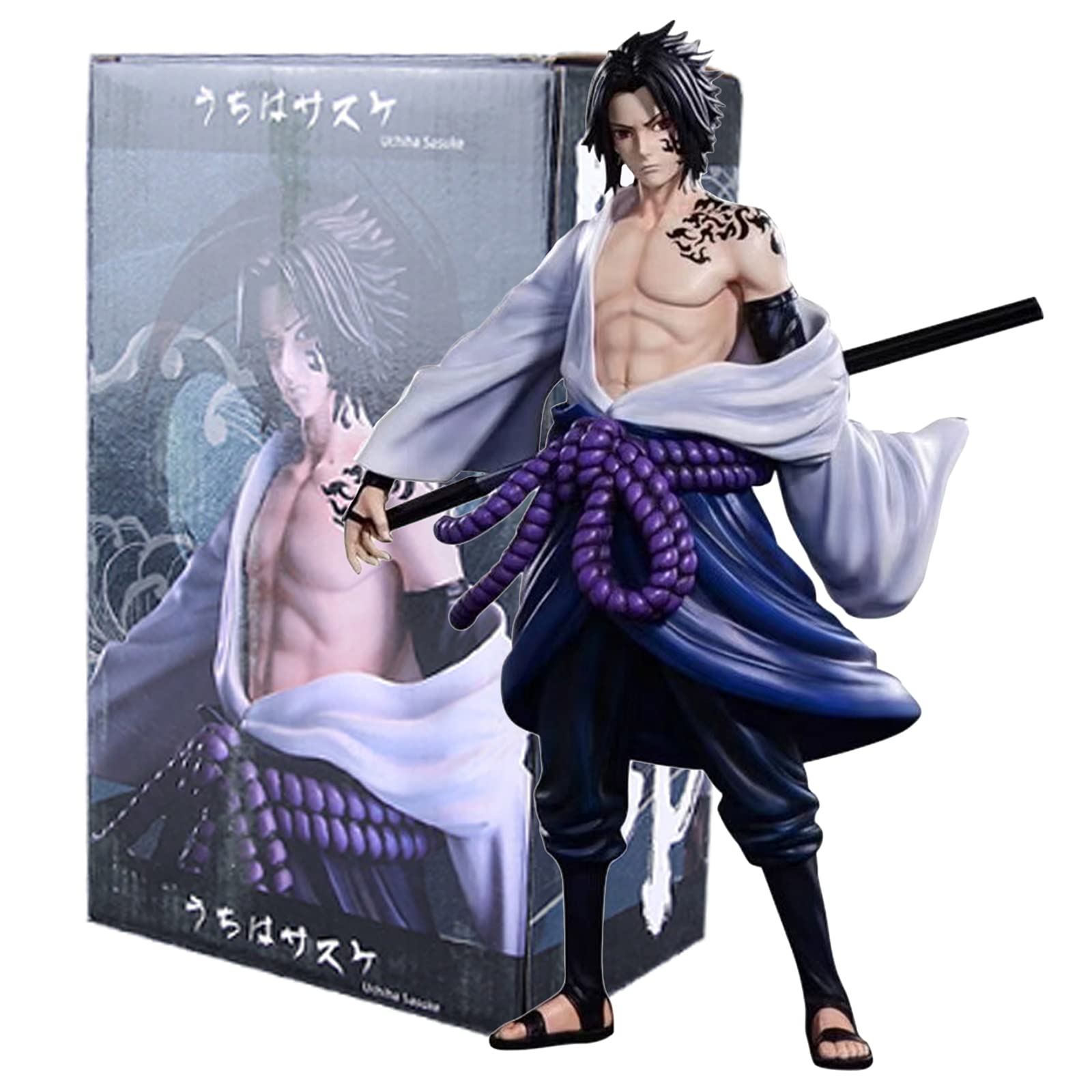 Buy 11 Inch Naruto Action Figure PVC Anime Character Uchiha Sasuke ...