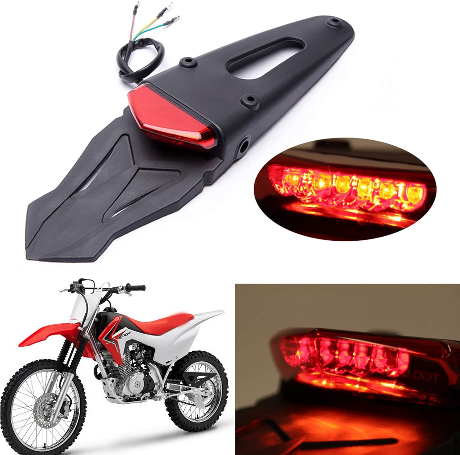 Universal Motorcycle LED Turn Signal Rear Brake License Plate Tail universal-motorcycle-led-turn-signal-rear-brake-license-plate-tail