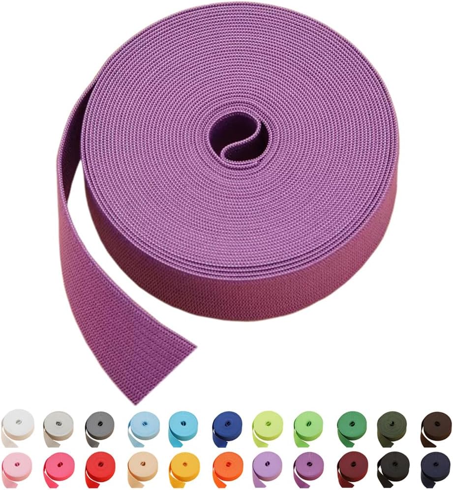 Amazon.com: Elastic Band,Elastic Band for Sewing 1 Inch 16 Yards Knit ...