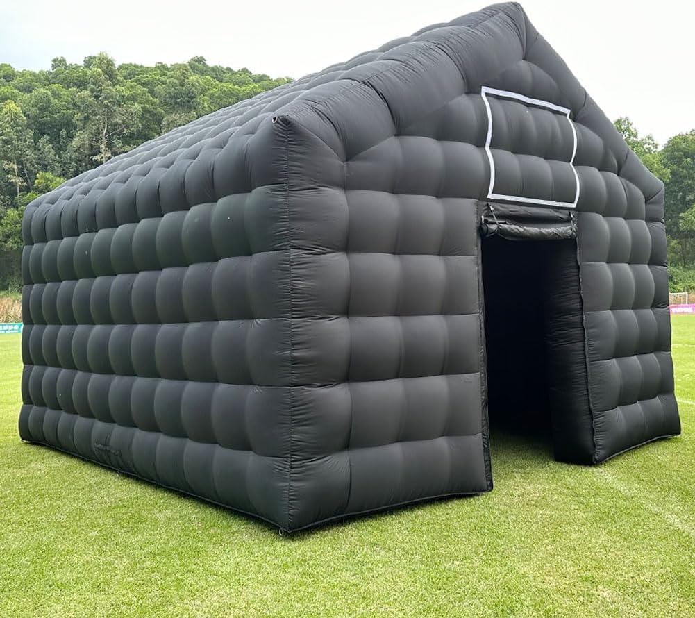 Large Black Inflatable Cube Disco Tent Big Mobile Portable Inflatable ...
