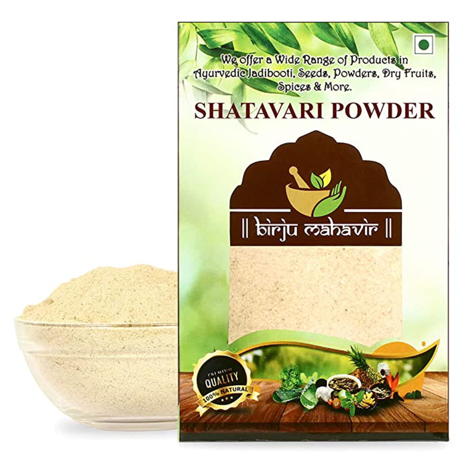 Buy Brijbooti Shatavari Roots Powder (250 Gr) Indian Asparagus ...