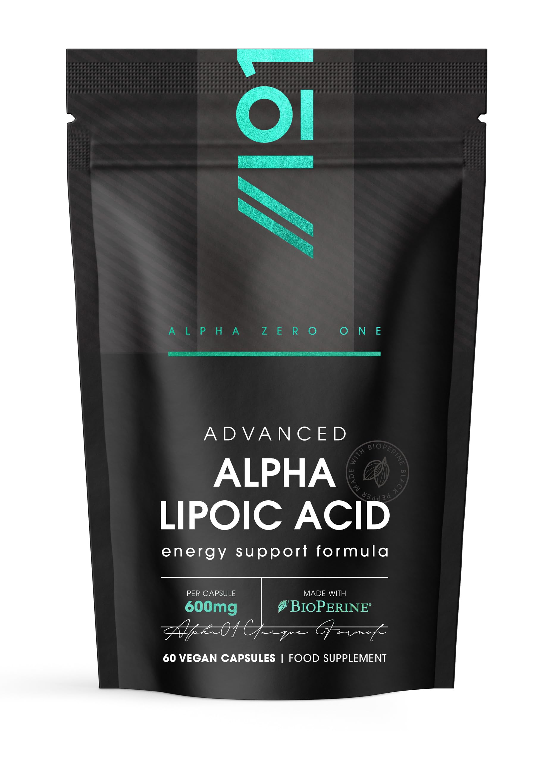 Buy Alpha Lipoic (ALA) 600mg - Made with Biotin & BioPerine® - 60 Vegan ...