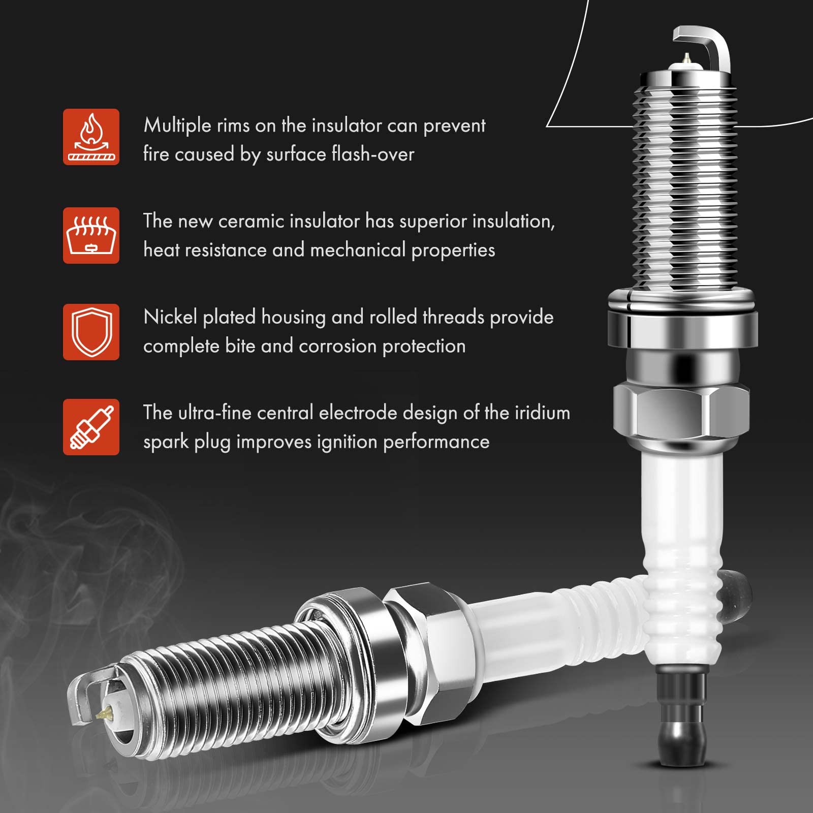 Snapklik.com : A-Premium Set Of 6 Ignition Coil Pack And Iridium Spark ...