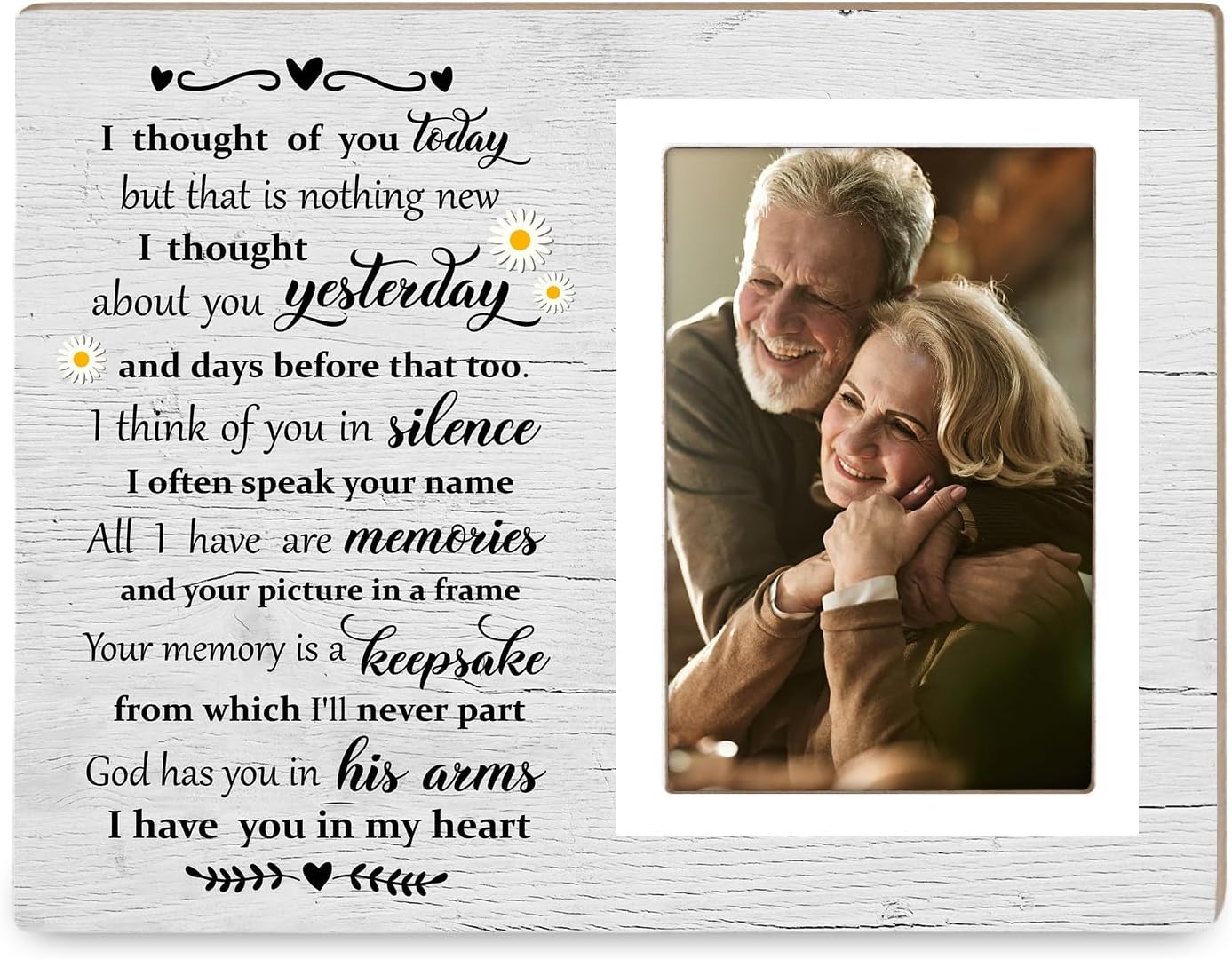 Amazon.com - Memorial Gifts Picture Frame, Condolence Gifts Wooden ...
