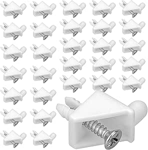 Kigniote 30 PCS White Shelf Support Pins Compatible with IKEA Part ...