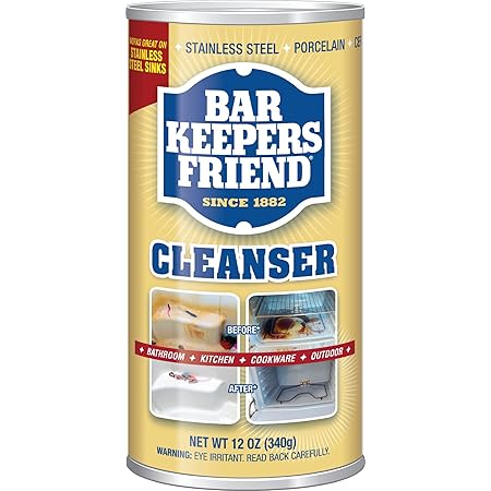 Amazon.com: BAR KEEPERS FRIEND Powdered Cleanser 12-Ounces (1-Pack ...