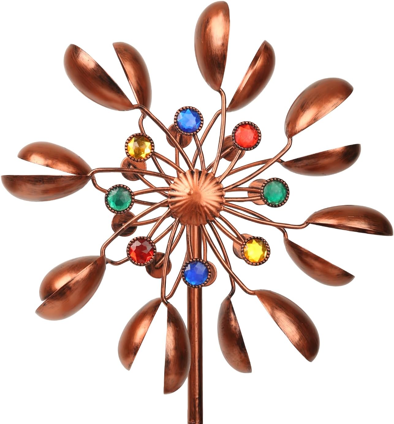 Amazon.com: OUISJYER Metal Wind Spinner for Outdoor, 360 Degree ...