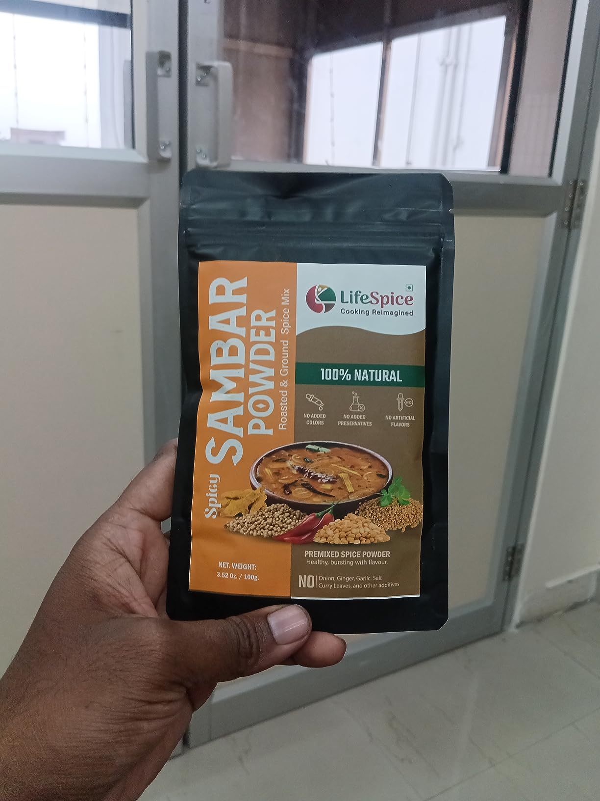 LifeSpice Cooking Reimagined Spicy Sambar Powder-100G Pouch|With ...