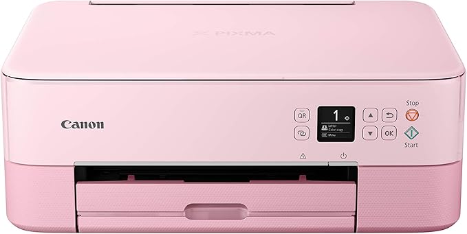 Canon PIXMA TS5352 Multifunctional Wifi Printer - Pink : Amazon.co.uk ...