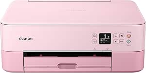 Canon PIXMA TS5352 Multifunctional Wifi Printer - Pink : Amazon.co.uk ...