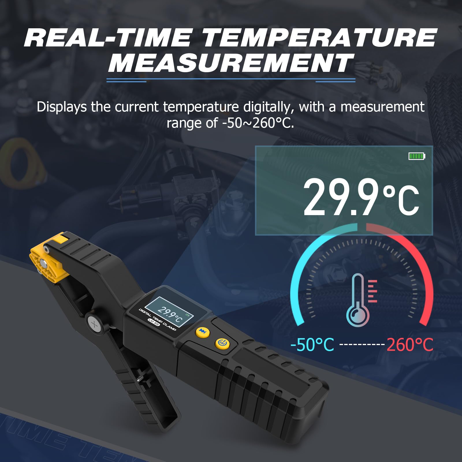 Manometer Hvac LINXINO Digital HVAC Thermometer - Pipe Temperature ...