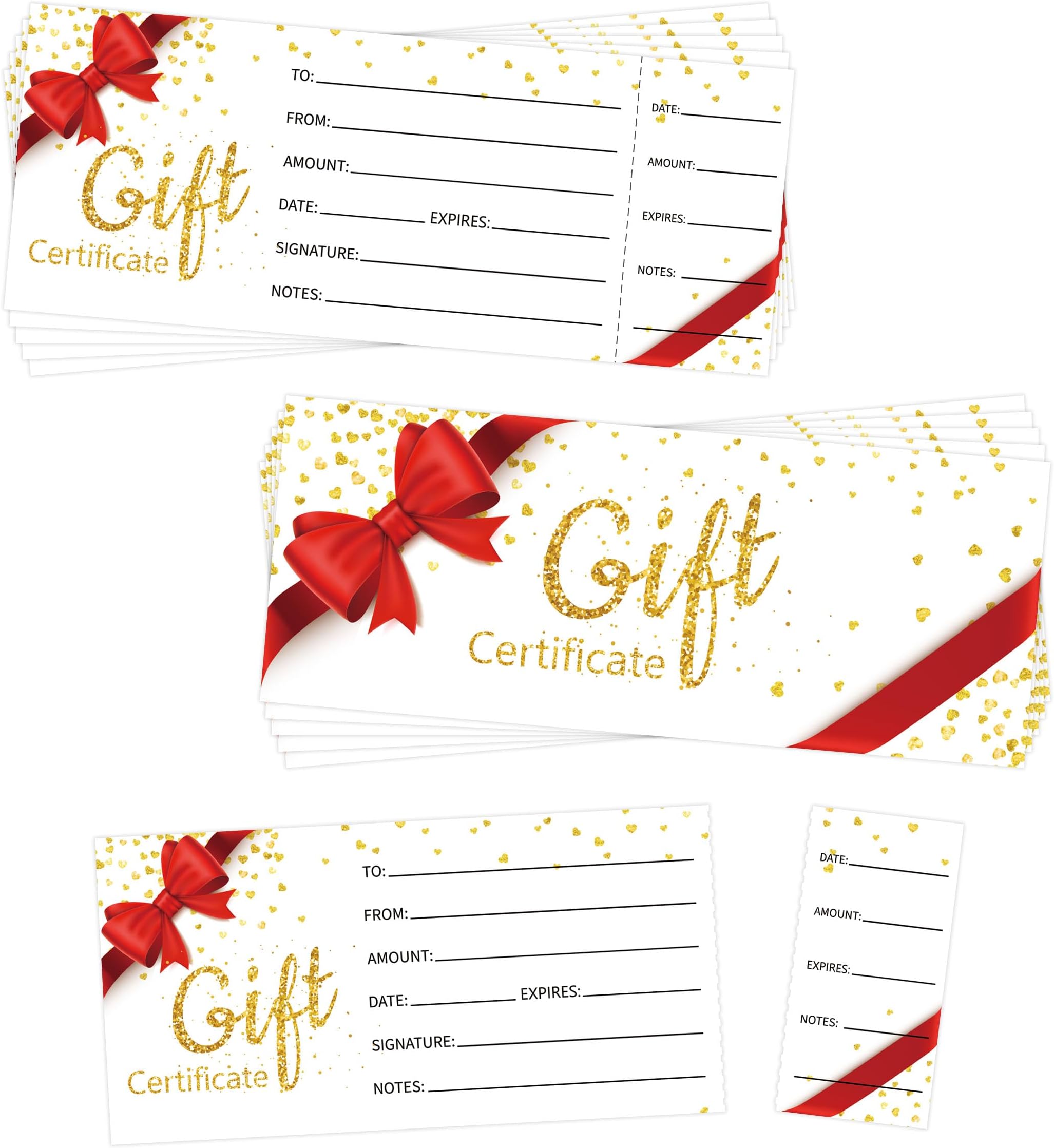 Amazon.com : A Gift For You – Blank Gift Certificates – Great for Small ...