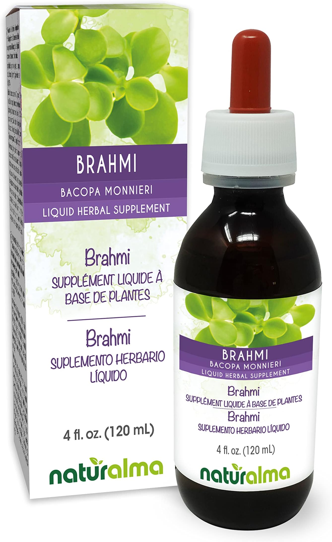 Amazon.com: Naturalma Brahmi (Bacopa monnieri) herb Alcohol-Free ...