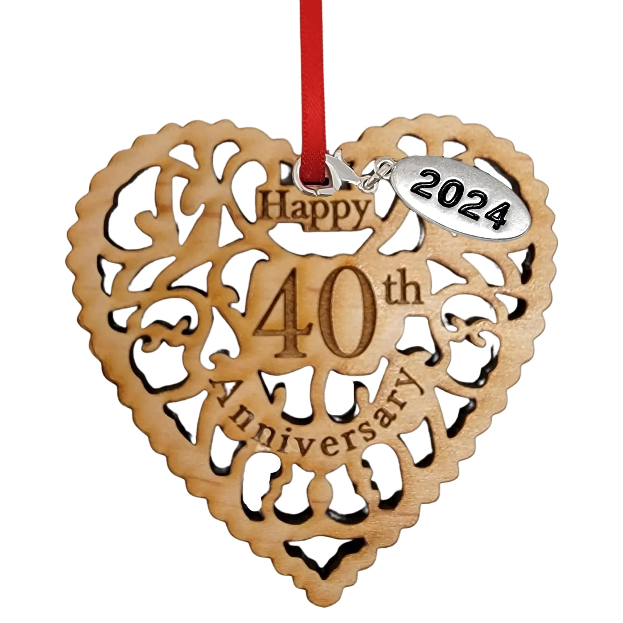 Elegant 40th Wedding Anniversary Heart 40th Wedding Anniversary Sold