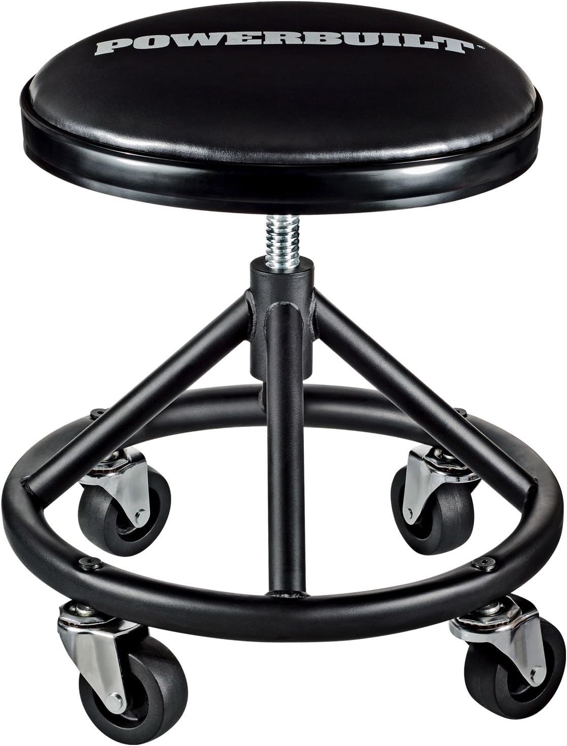 Amazon.com: Powerbuilt 620478 Heavy Duty Rolling Brake Stool Mechanic ...