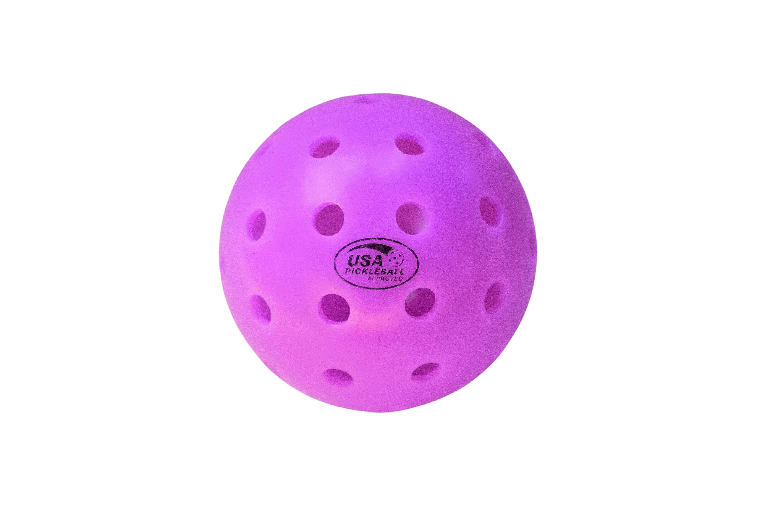 Snapklik.com : Velocity Outdoor Pickleball Balls, 12 Pack In Purple