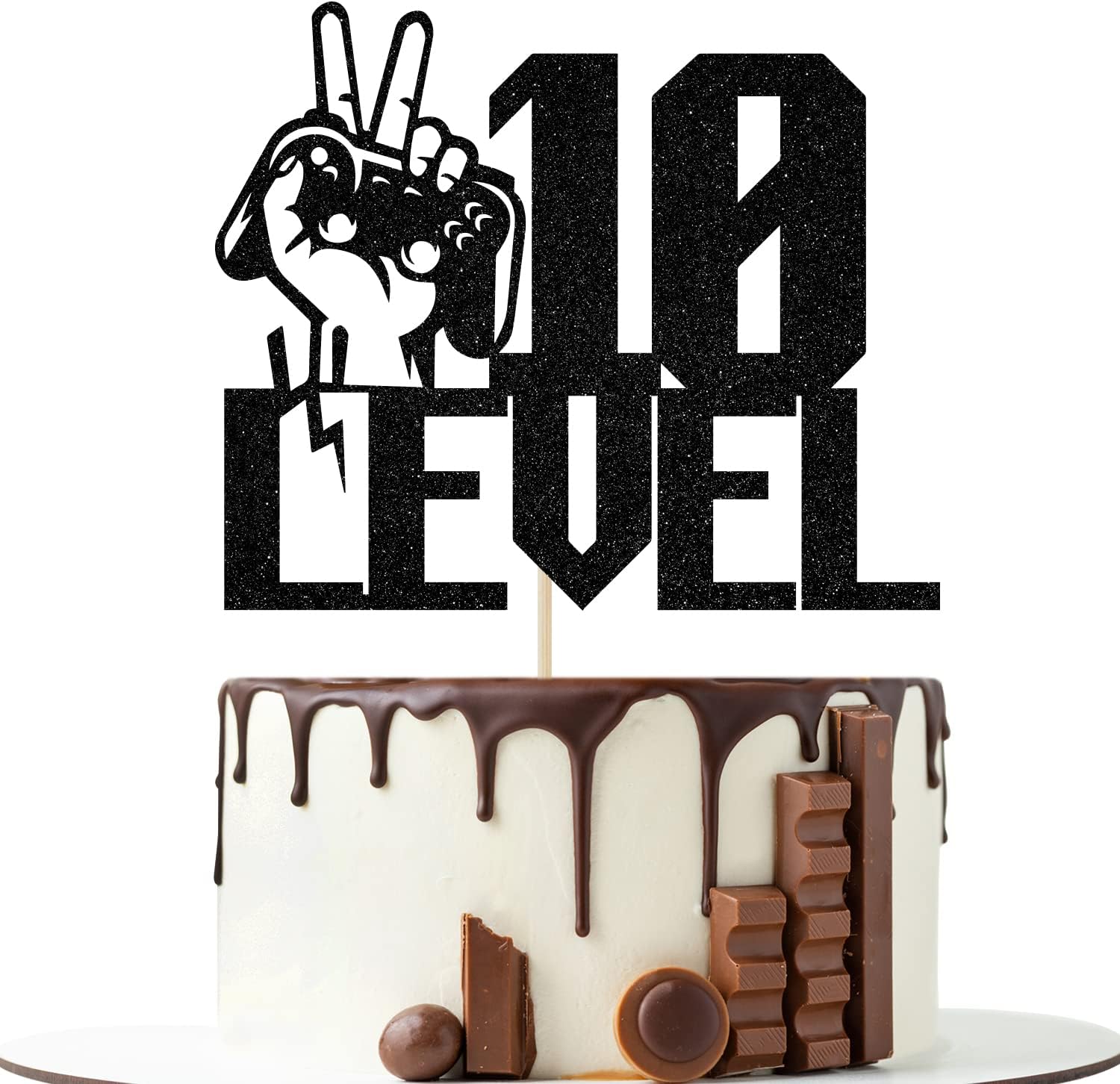 Level 10 Cake Topper, Level 10 Unlocked Cake Decor, Video Game Theme ...