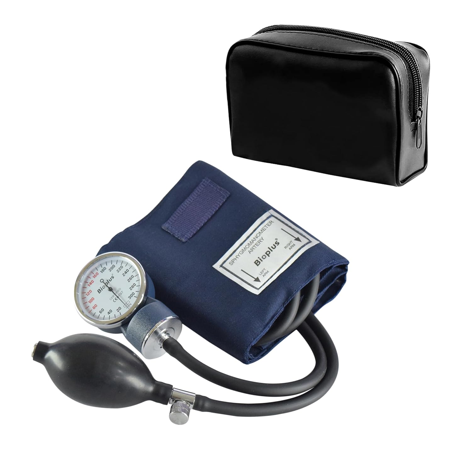 Bioplus Aneroid Sphygmomanometer Dial Type Manual Blood Pressure ...