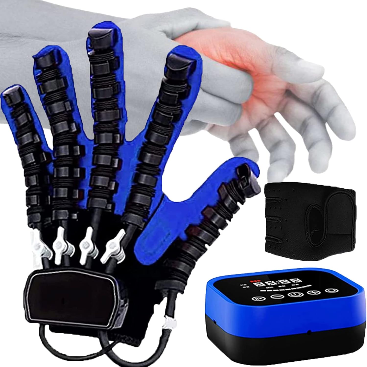 Amazon.com: Yadlan Finger Rehabilitation Training Robot Gloves, Finger ...