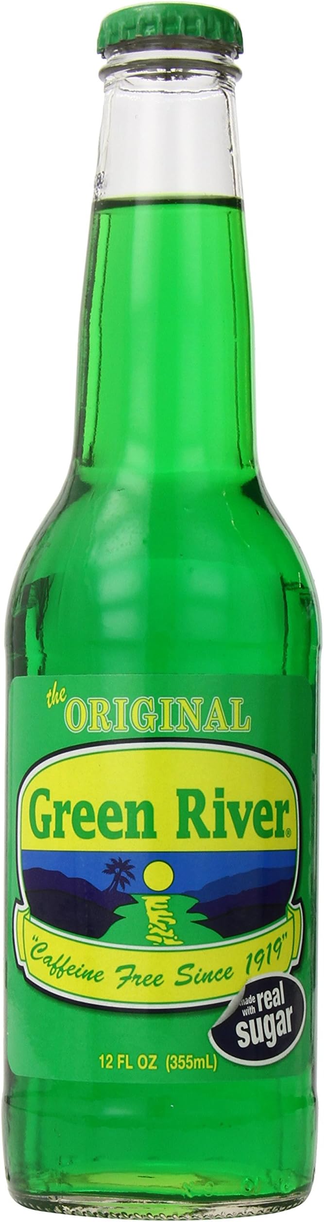 Amazon.com : Green River Soda, 12 Ounce (Pack of 4) : Grocery & Gourmet ...