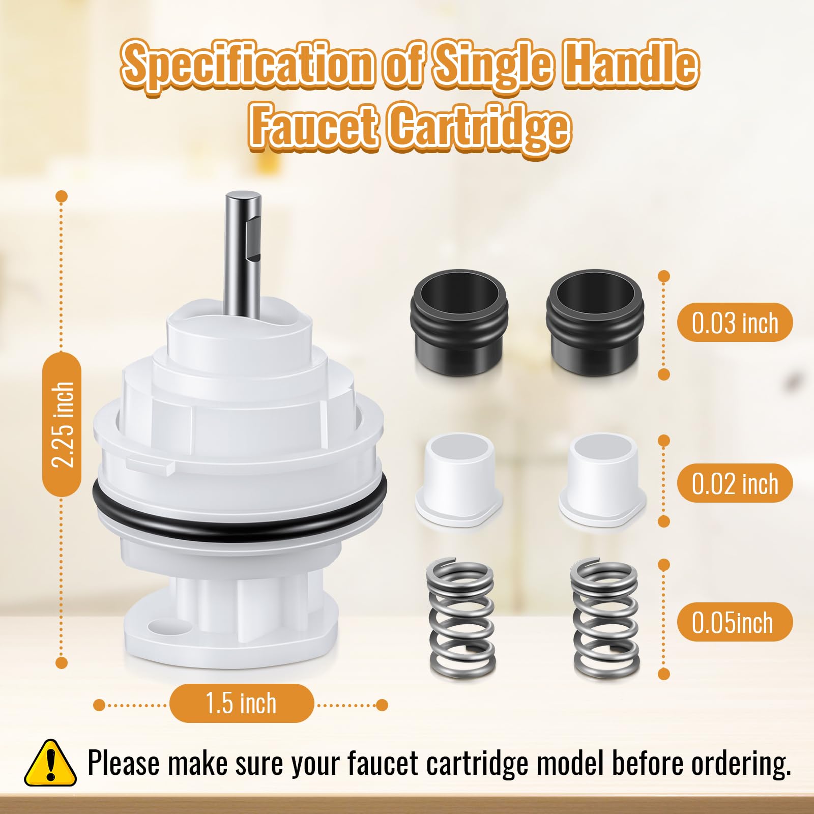 Snapklik.com : Enhon Shower Faucets Cartridge Replacement For V-6680 V ...