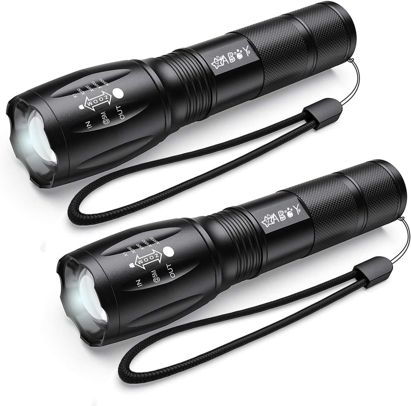Flashlights, LED Tactical Flashlight Portable S1000 High Lumen with 5 ...