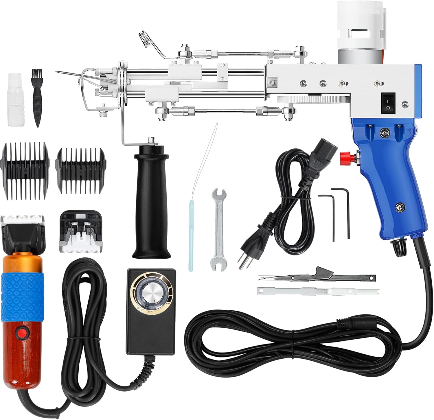 Amazon.com: Rengue Tufting Gun with Carpet Trimmer Kit - Tufting Gun ...