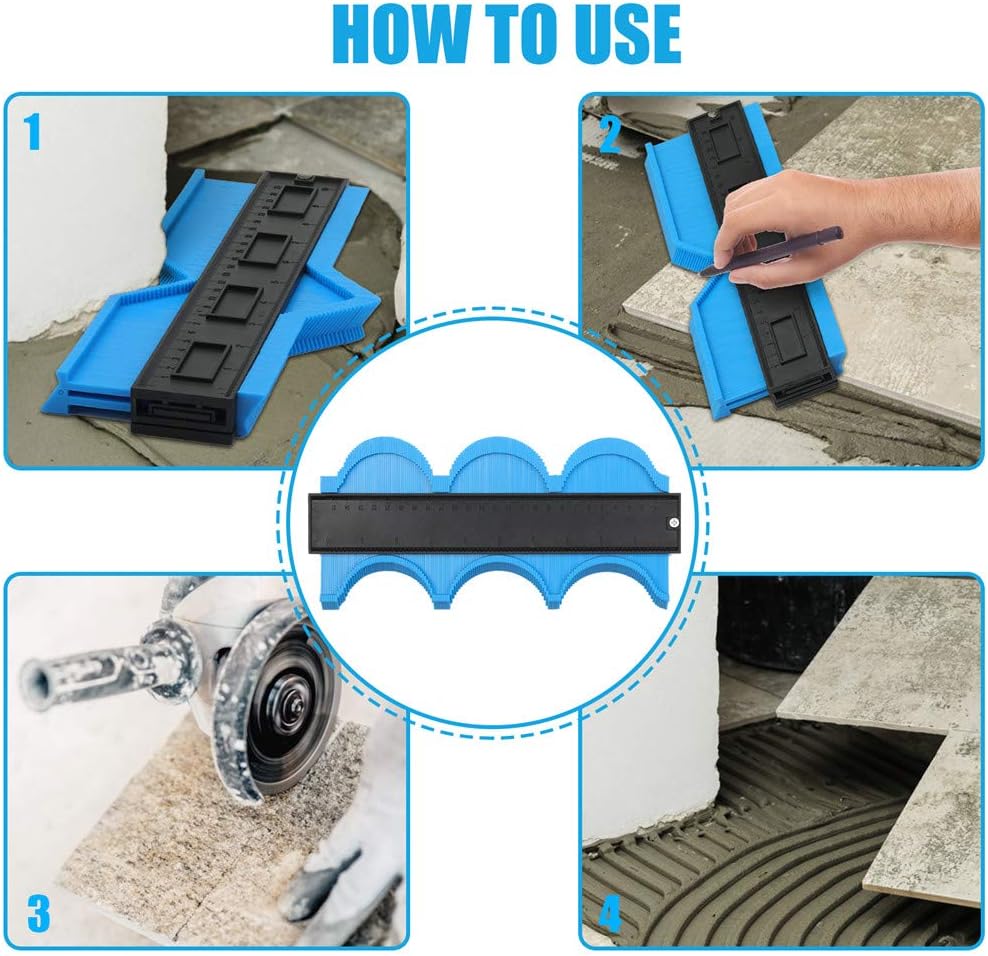 Contour Gauge Duplicator, Plastic Profile Gauge, Irregular Shape ...