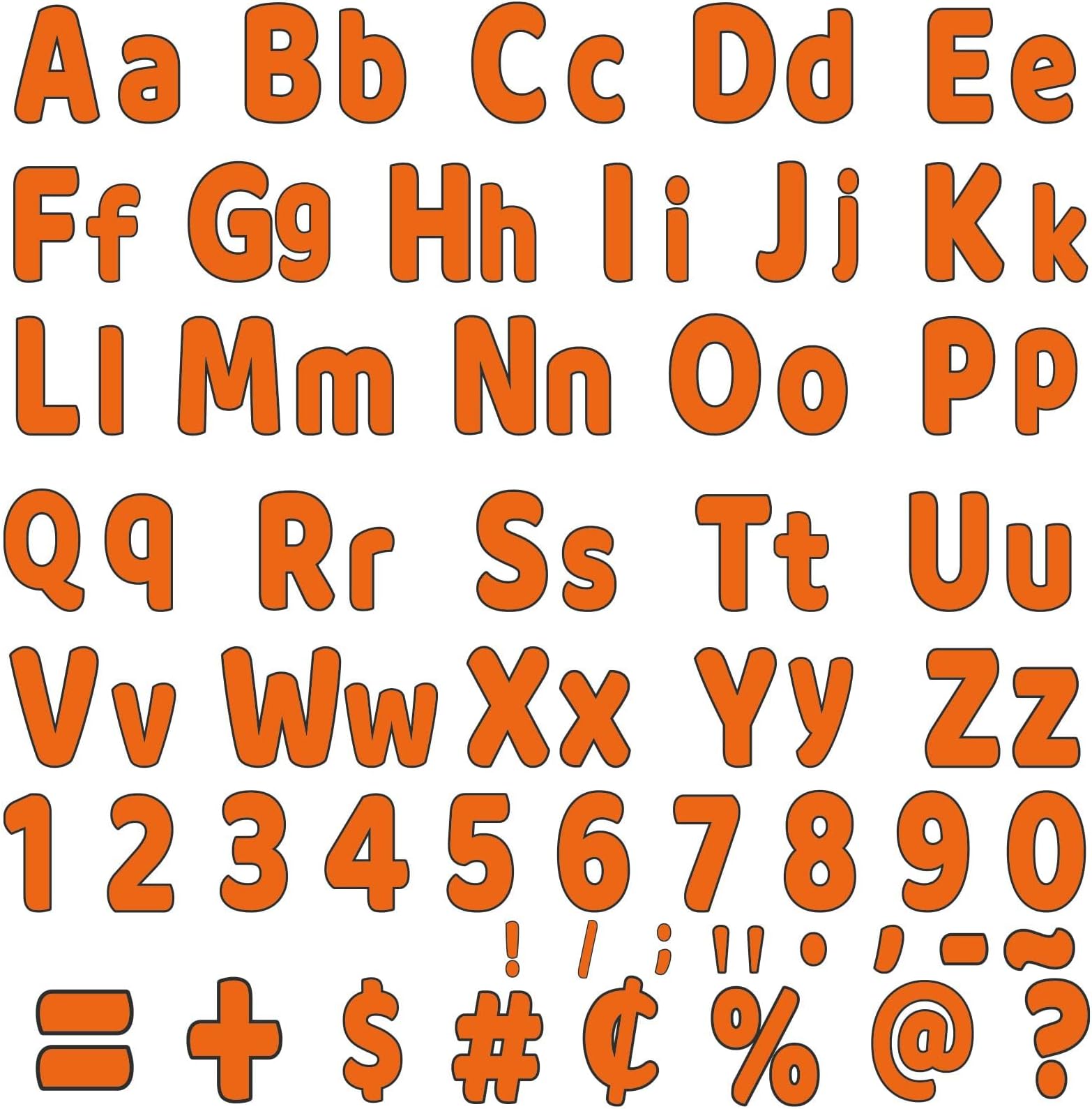 Amazon.com: 266 Pcs Letters Combo Pack Set Bulletin Board Letters Fall ...