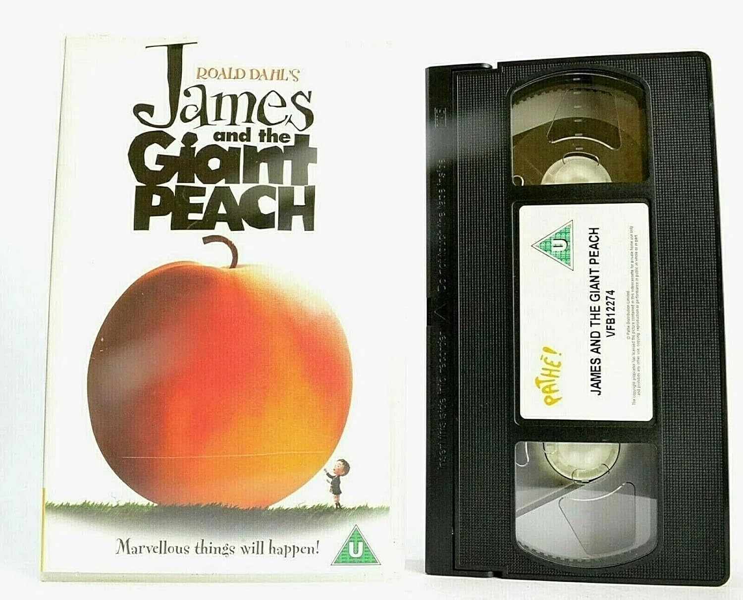 James And The Gigant Peach [VHS] [UK Import] : Amazon.com.mx: Películas ...