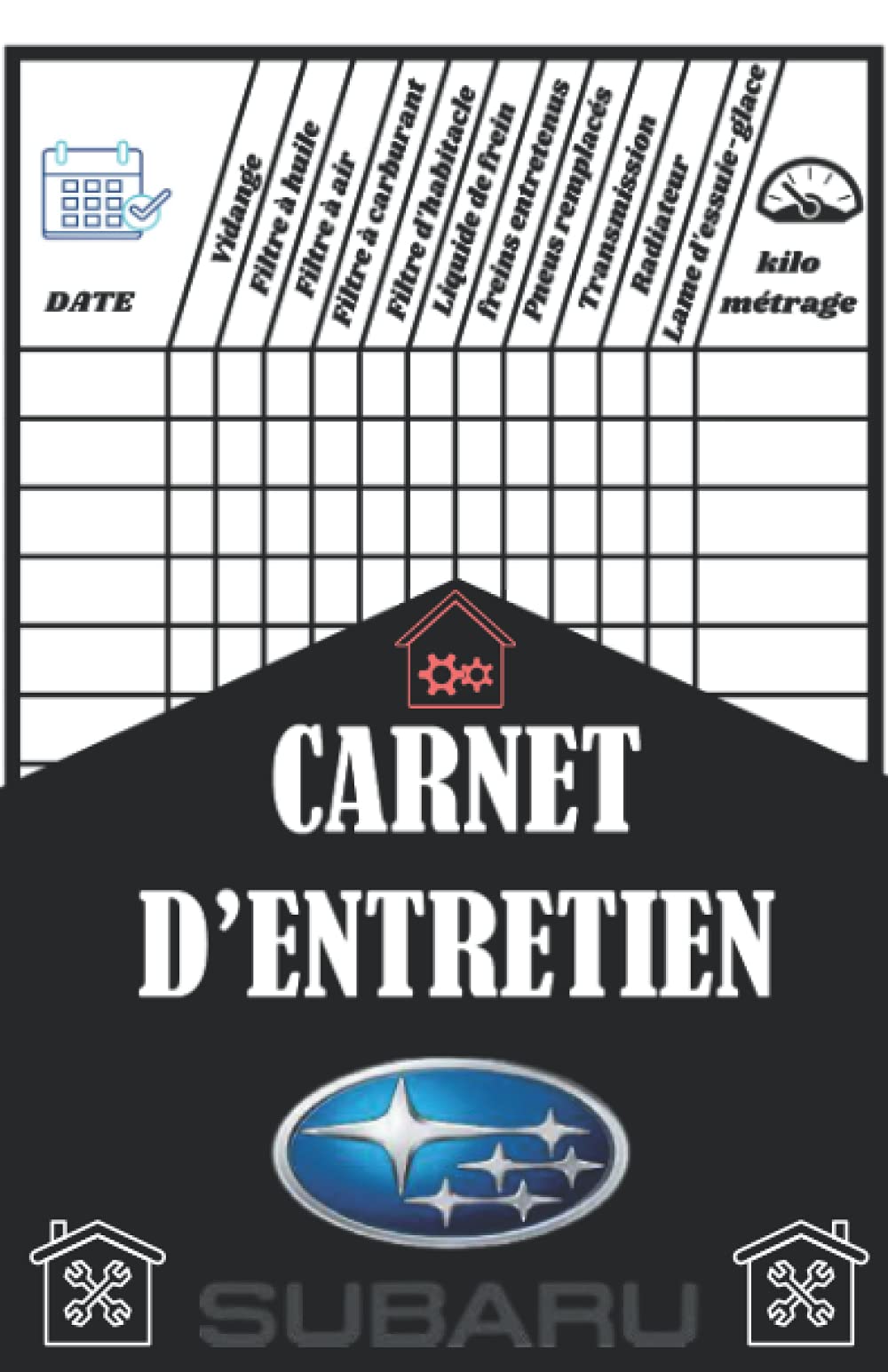 Carnet Dentretien Carnet Dentretien Voiture Avec Pages Prefabriquees A ...