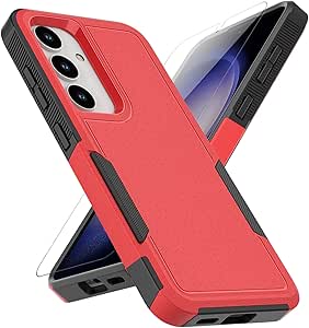 Amazon.com: MDCN for Galaxy S24 Case: Dual Layer Protective Heavy Duty Cell Phone Cover ...