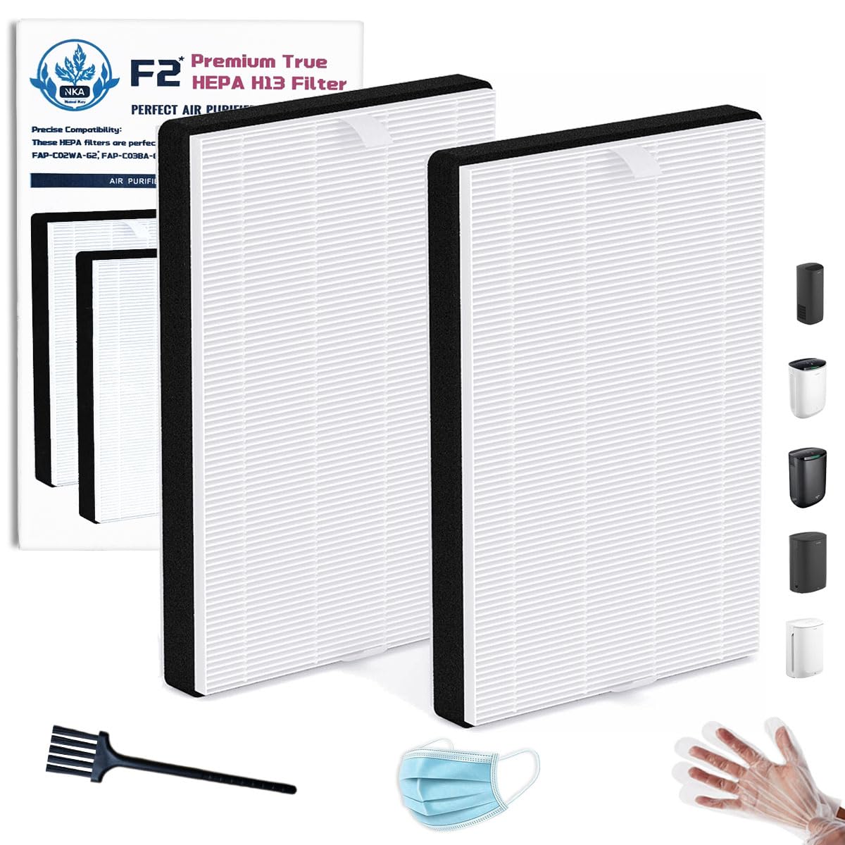 Amazon.com: F2 A2 True HEPA Replacement Filter (H13) Compatible with ...