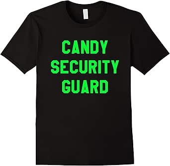 Amazon.com: Candy Security Guard Shirt | Halloween Costumes for Parents ...