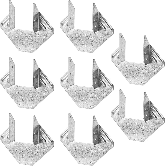 Amazon.com: 8 Pcs Hurricane Tie Clip for 4X Post,Thickness 2 mm(14 ...