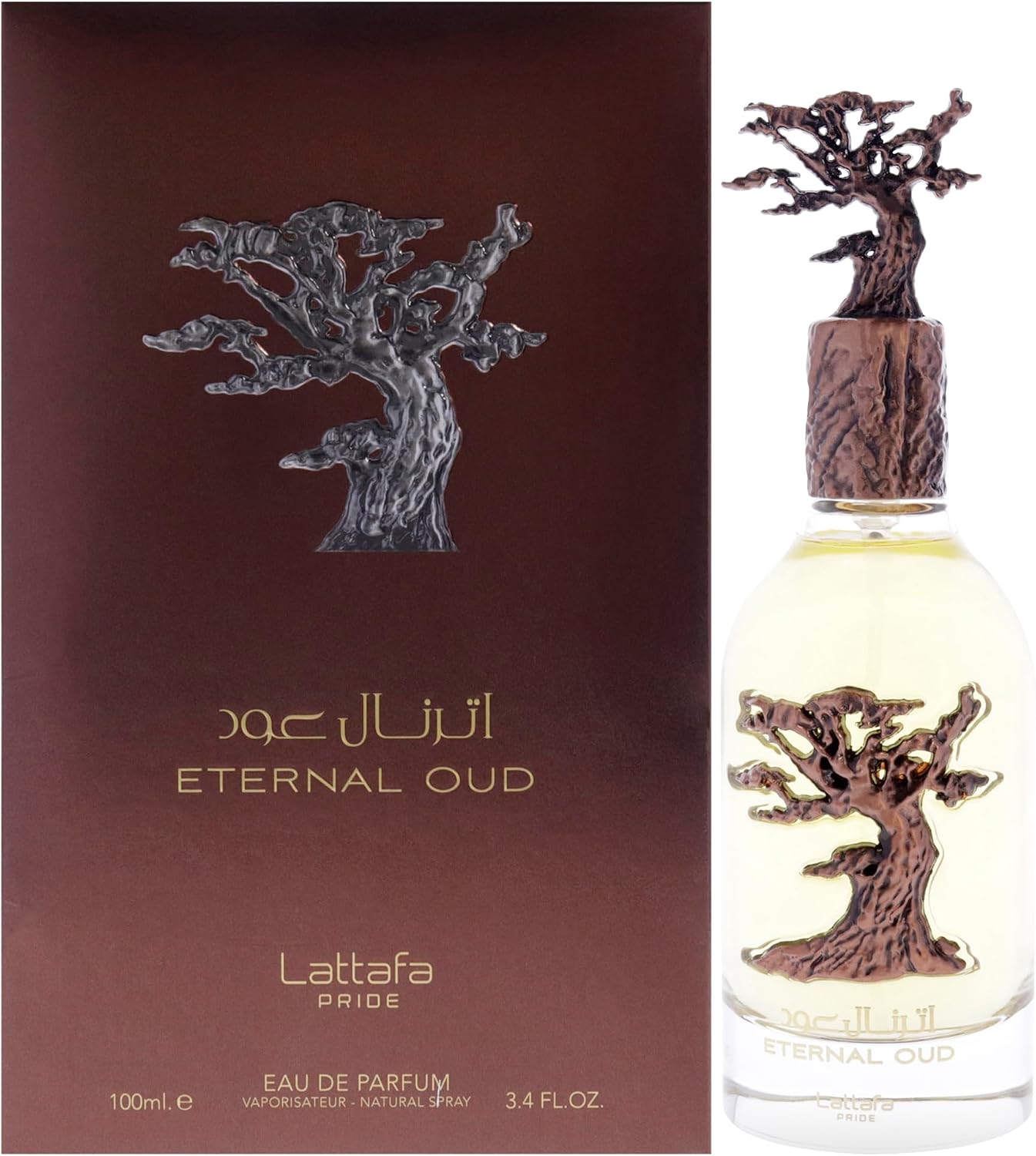 Lattafa Perfume Eternal Oud EDP 100 ml - Toranja, Ameixa, Orquídea ...