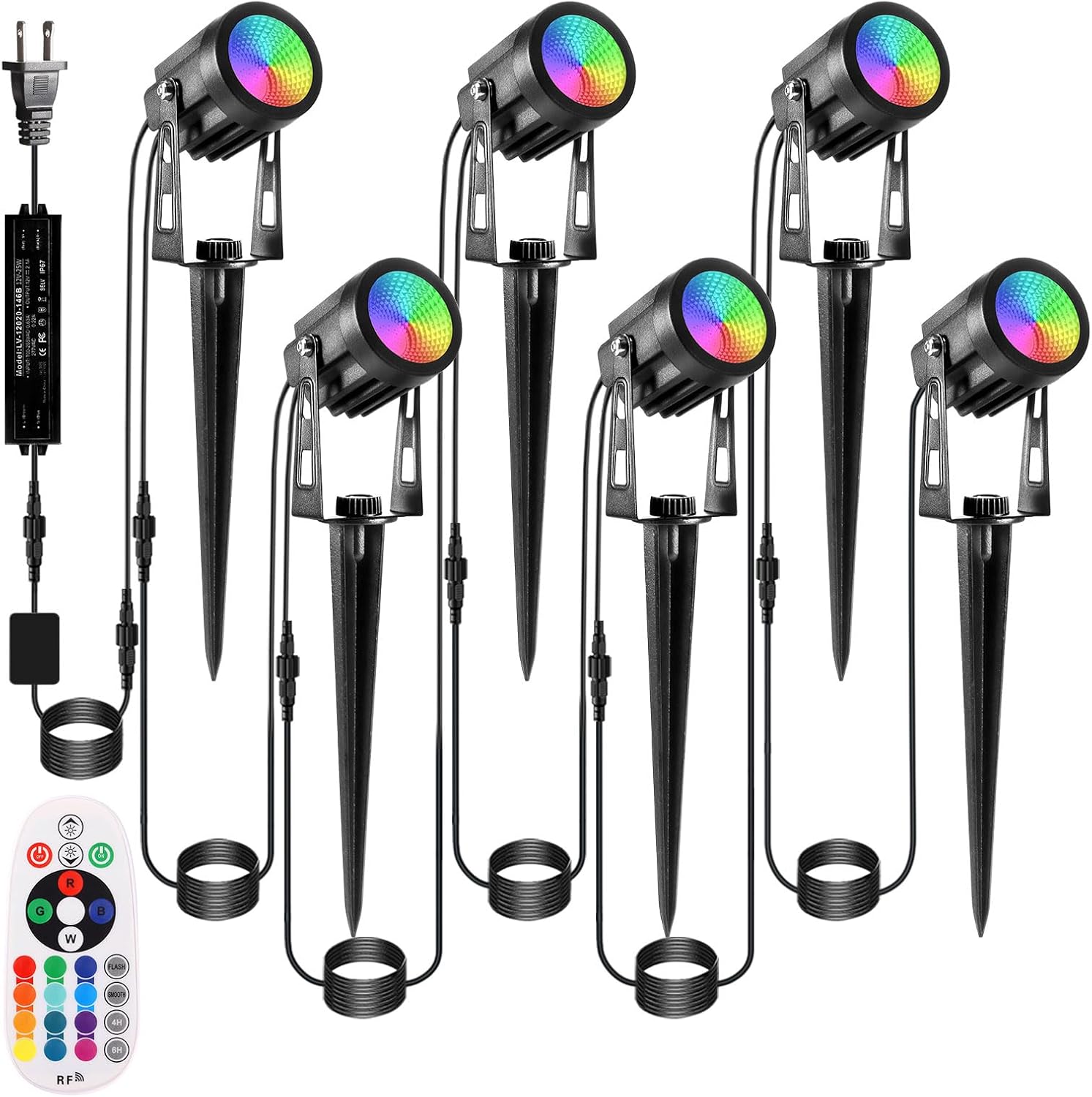 RGB LED Landscape Lighting with Remote, 16 Color Bahrain | Ubuy
