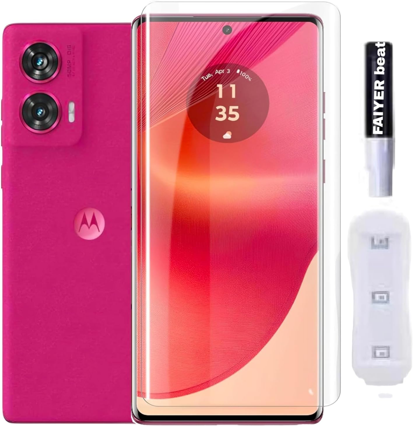 ALFA URBAN Uv Tempered Glass For Motorola Edge 50 Smartphone Fusion ...