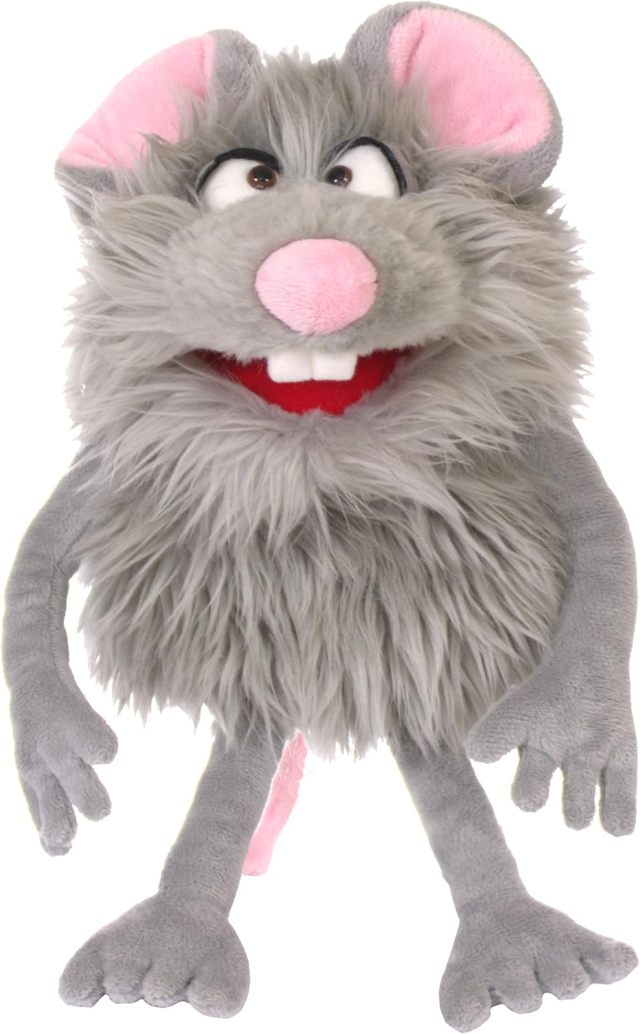 Amazon.com: Living Puppets 14-Inch Friendly Grey Monster Hand Puppet ...