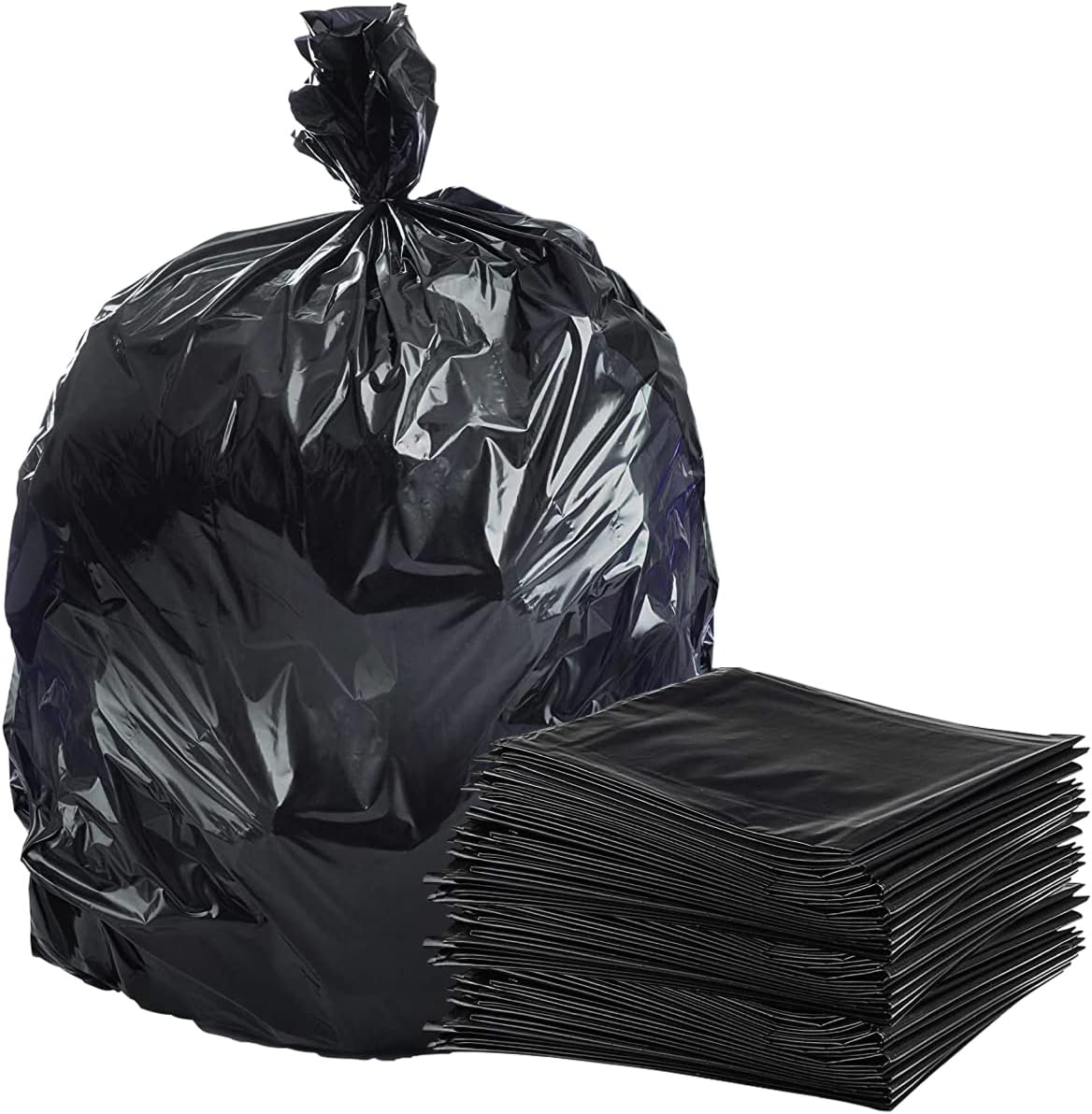 Hi-Care Black 45x50cm 15 Micron Heavy Duty Oxo Biodegradable Plastic ...