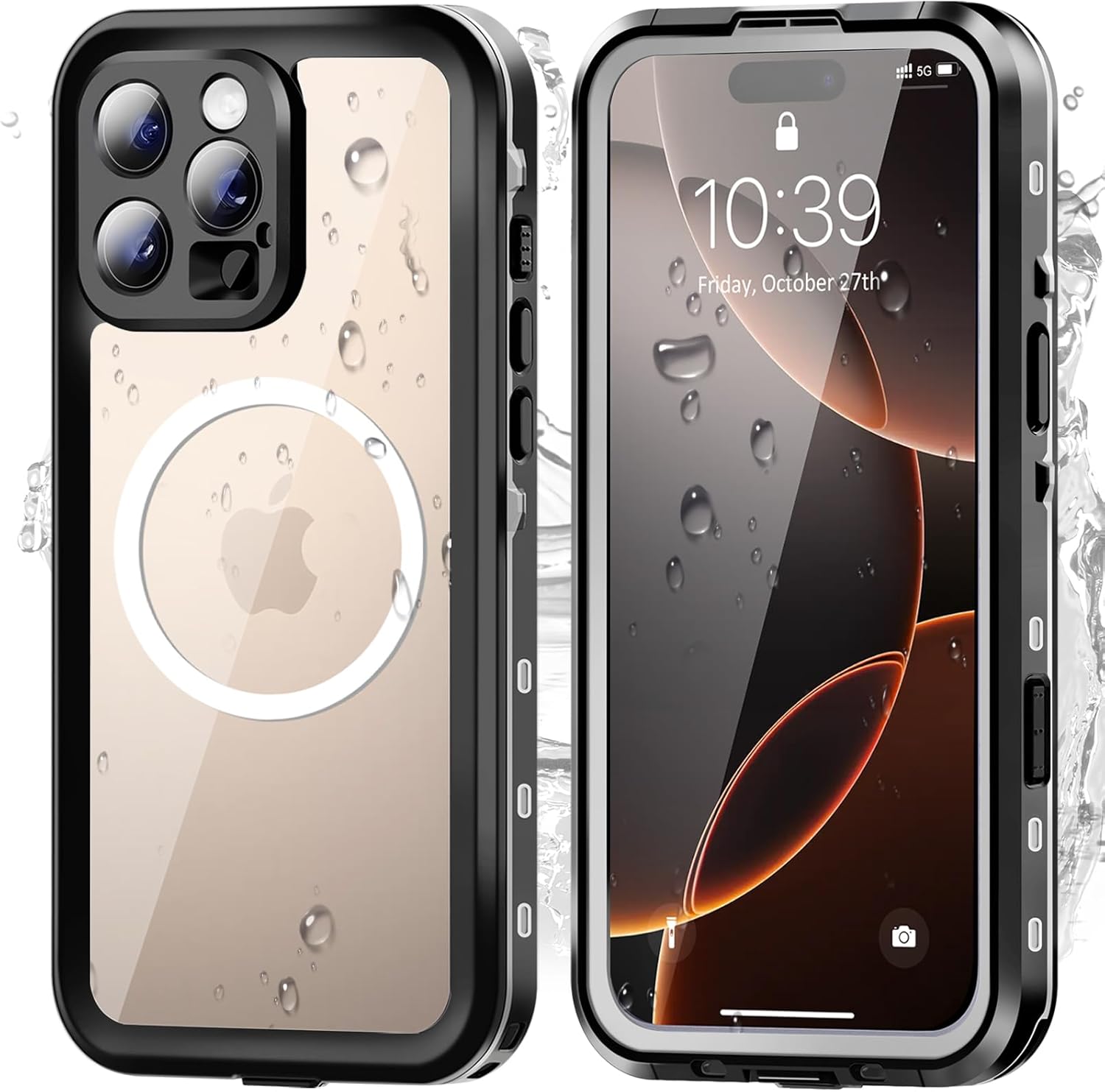 Amazon.com: Hertekdo for iPhone 16 Pro Case, IP68 Waterproof Case for ...