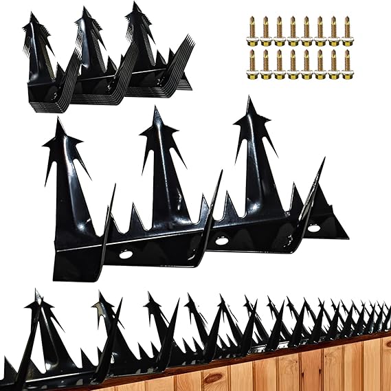 Heavy Duty Metal Fence Spikes-Anti Climb Security Spikes for Fence and ...