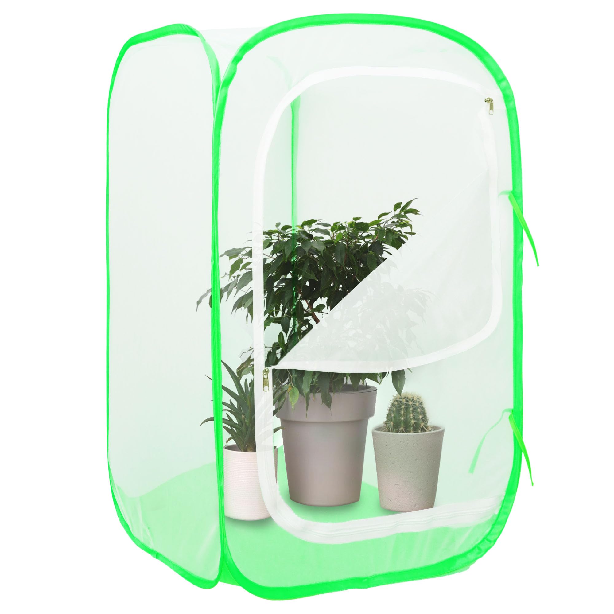 Snapklik.com : FCIHROSITCE Mesh Plant Tent Enclosure, Pop-Up Cage Plant ...