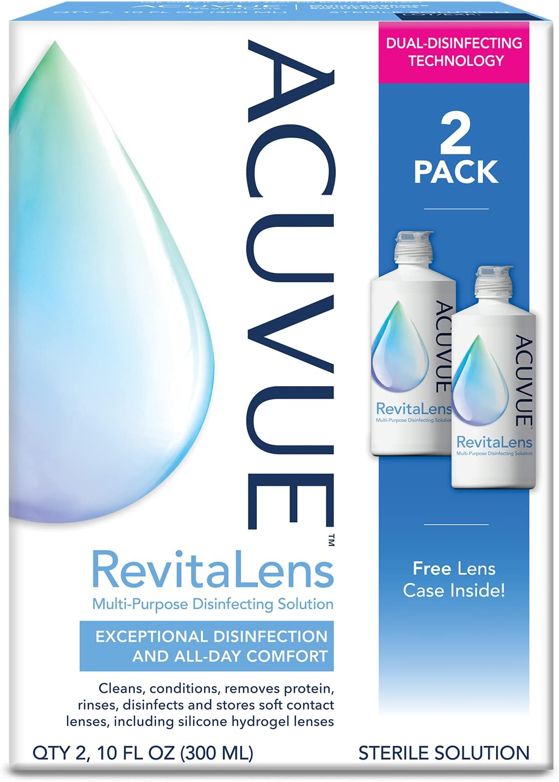 Amazon.com: ACUVUE RevitaLens Multi-Purpose Disinfecting Solution 10 oz ...
