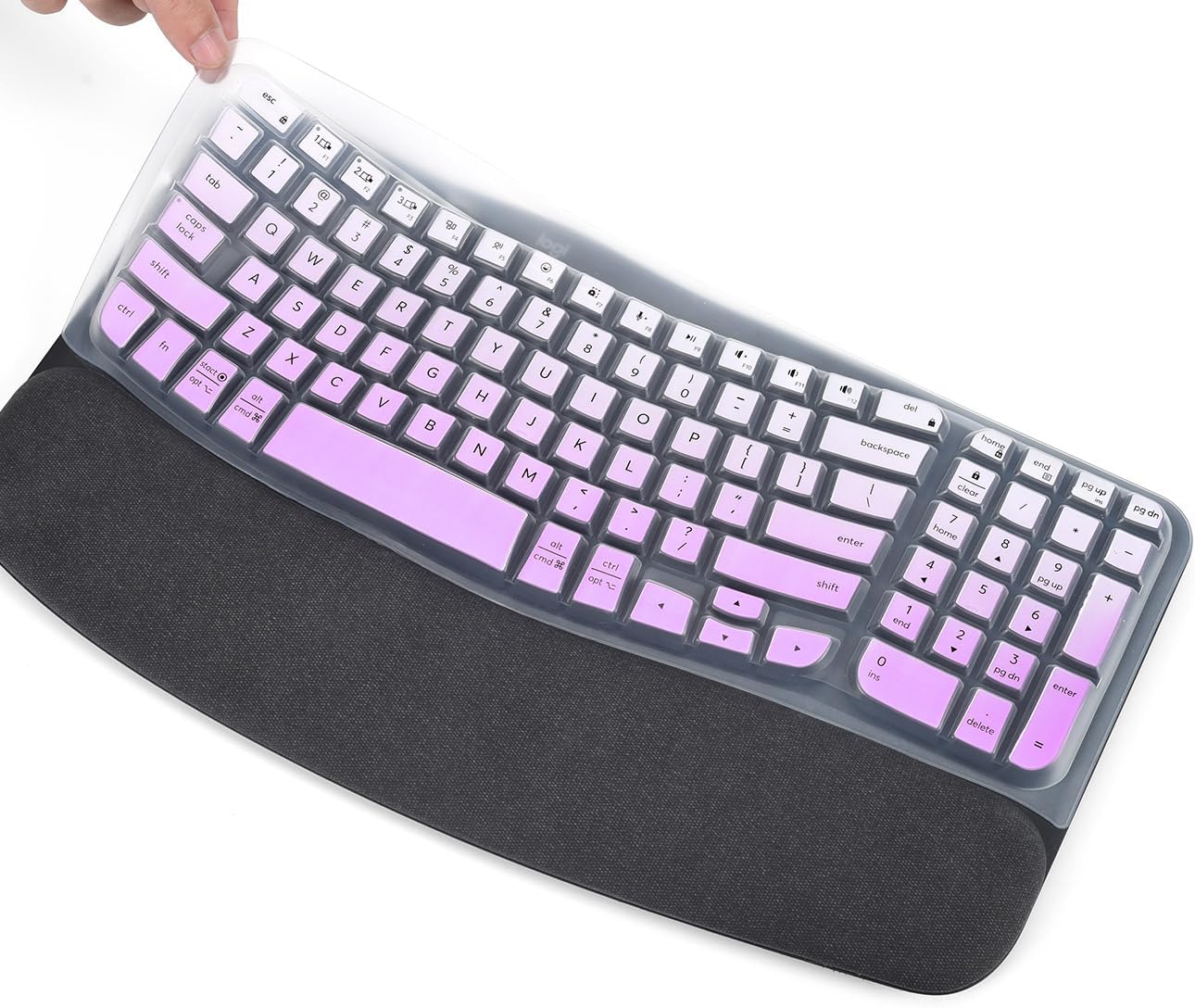 Amazon.com: imComor Keyboard Cover Skin for Logitech Wave Keys MK670 ...
